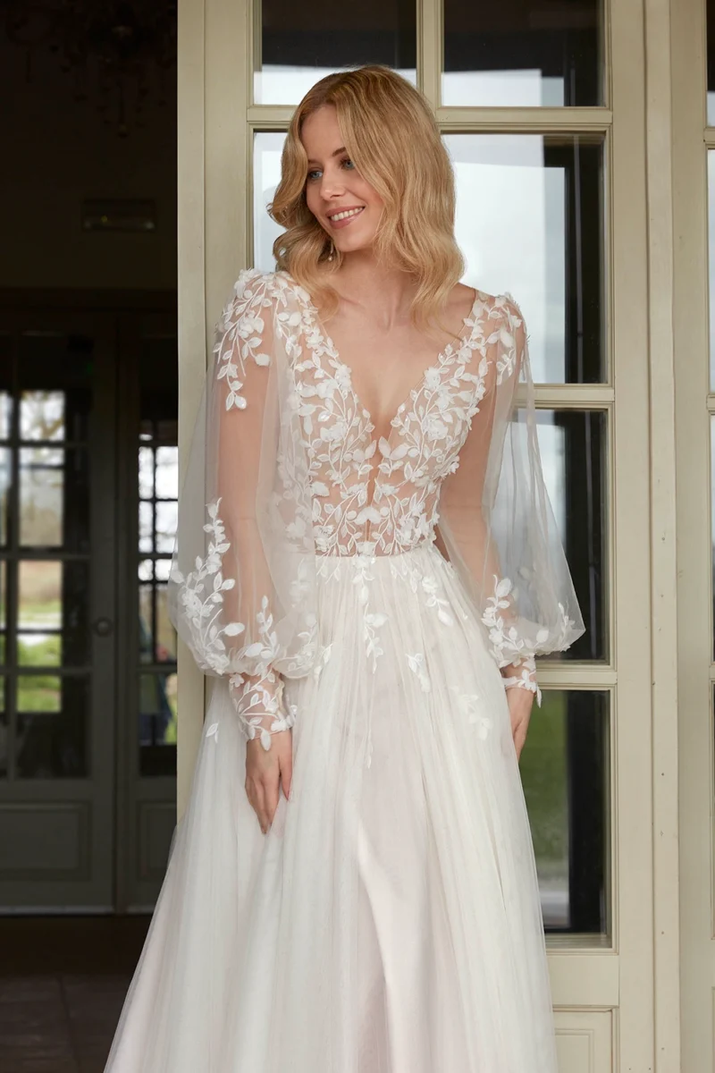 Fara Sposa Brautkleid - Modell Nenufar | Lin-Riehl ️